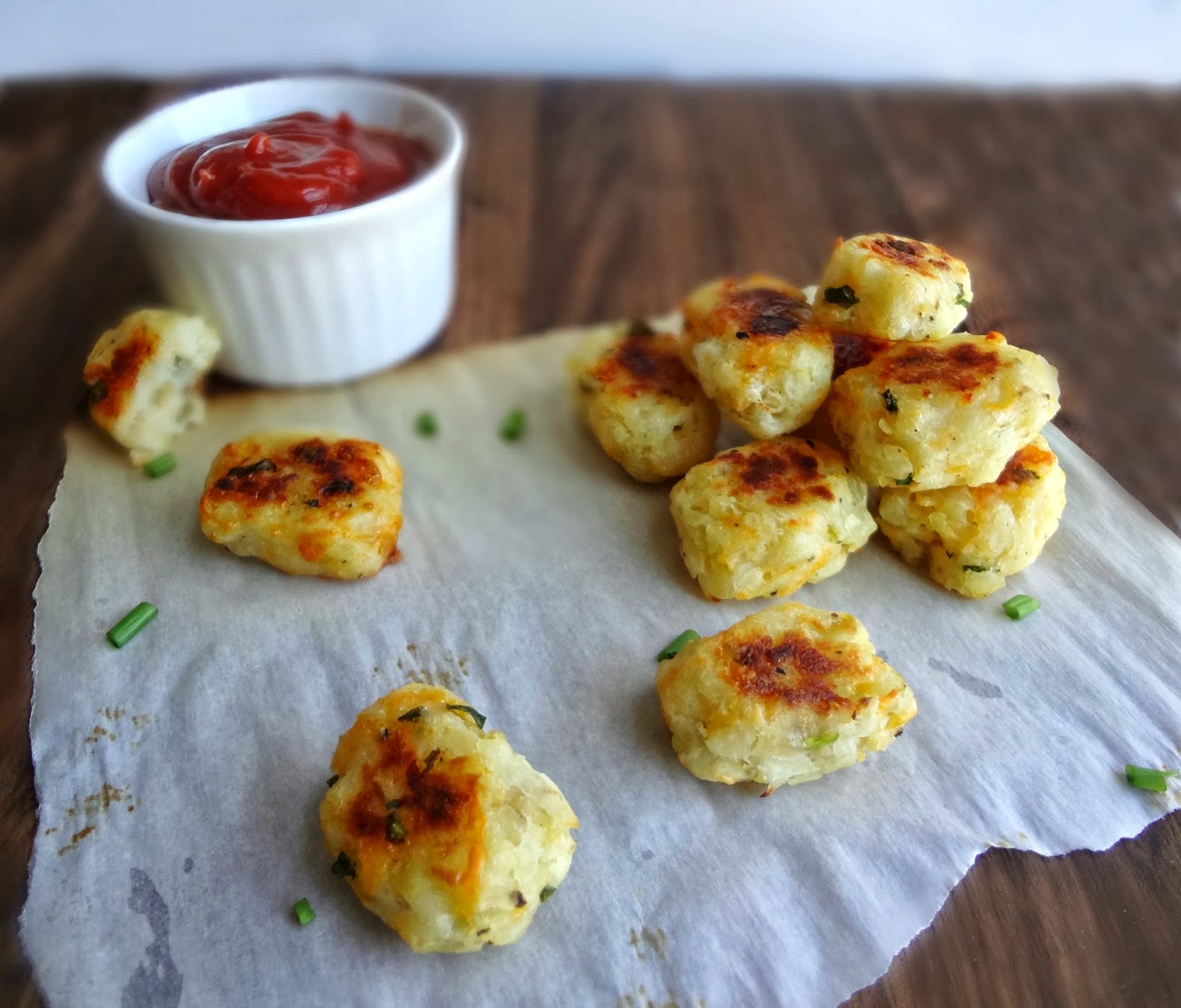 The Cooking Actress: Roasted Potato and Cheese Tater Tots