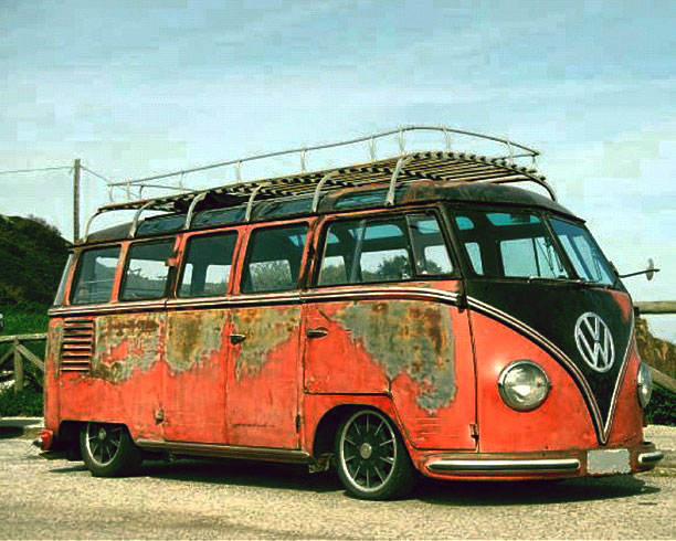 Rusty Bus Wallpaper | vw bus wagon