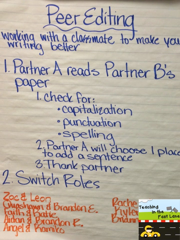 Making Peer Editing Meaningful - Teaching in the Fast Lane