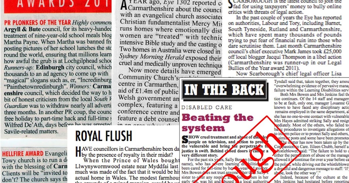 Carmarthenshire Planning Problems and more: A Rotten Borough - a collection