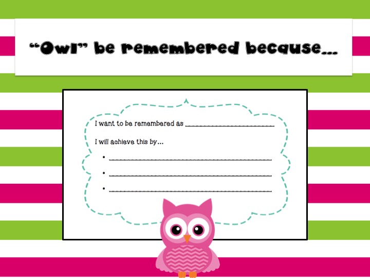 The Creative Counselor: How Do You Want to be Remembered?