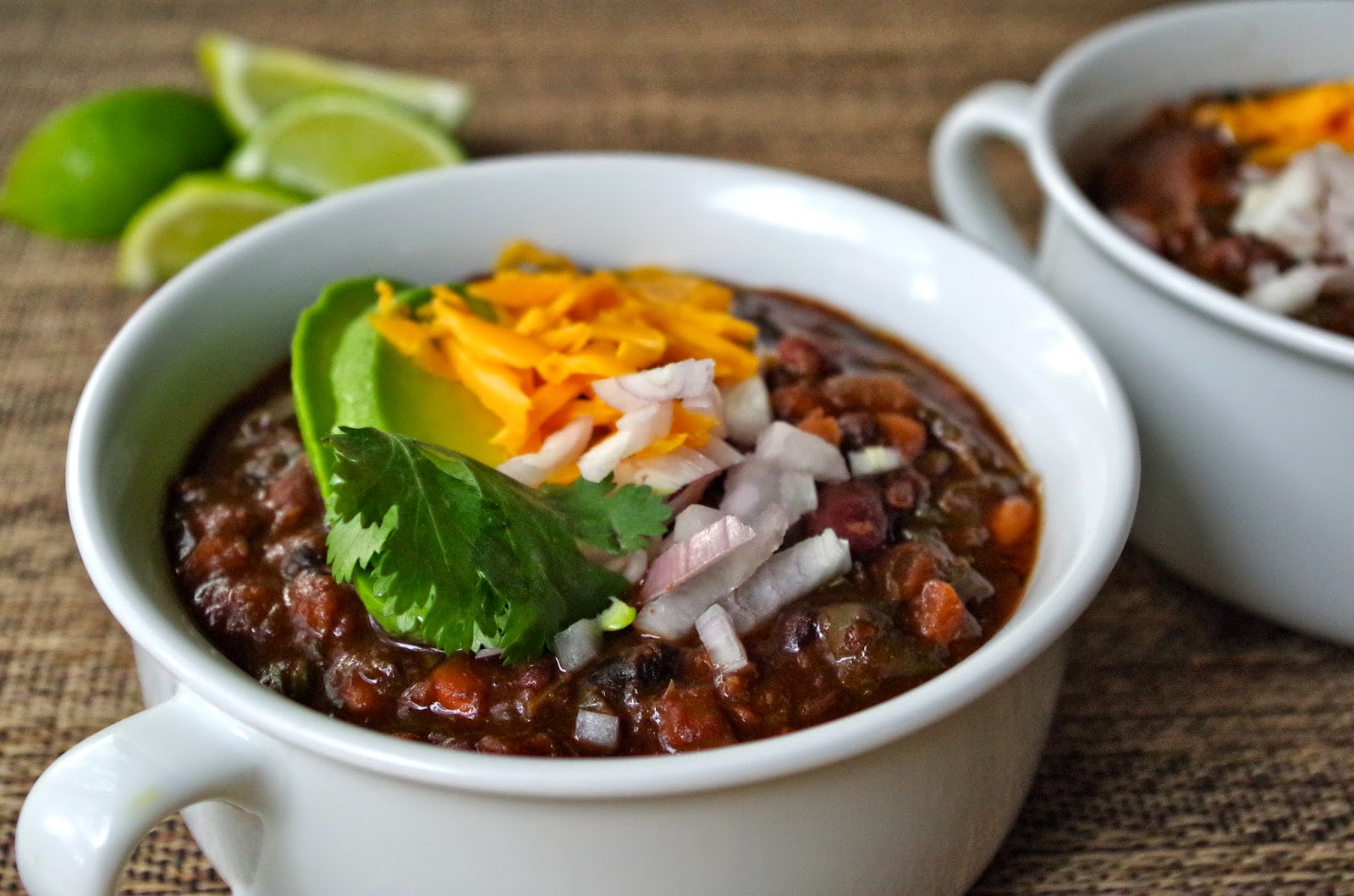 Three-Bean and Vegetable Chili