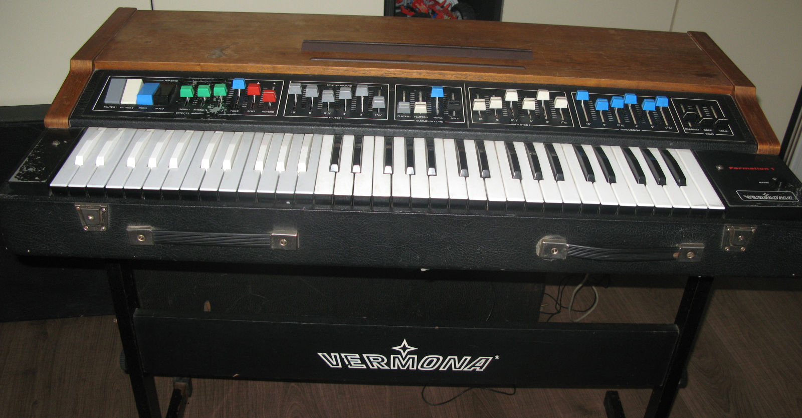 MATRIXSYNTH: Rare Vintage Vermona Formation 1 Synthesizer Piano Organ