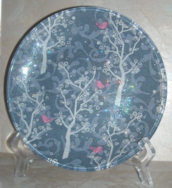 Babycakes Crafts: How to Make Decoupage Fabric Plates