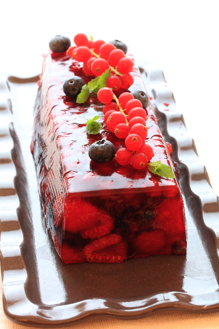 Terrine de fruits rouges au Schweppes / On dine chez Nanou