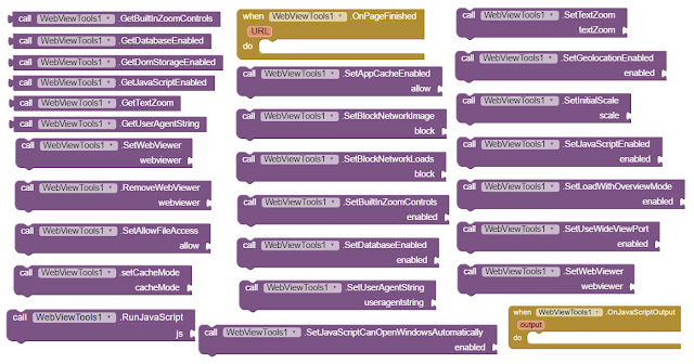 WebViewTools Extension for App Inventor