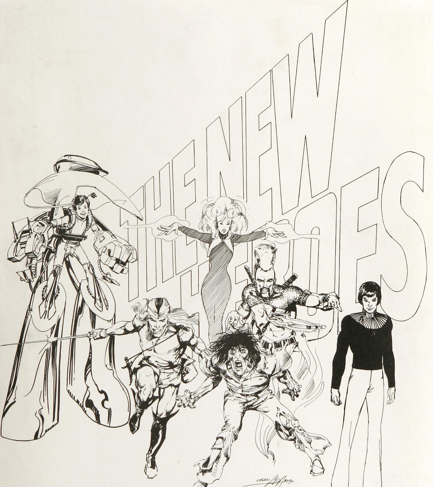 Cap'n's Comics: Sketches by Neal Adams