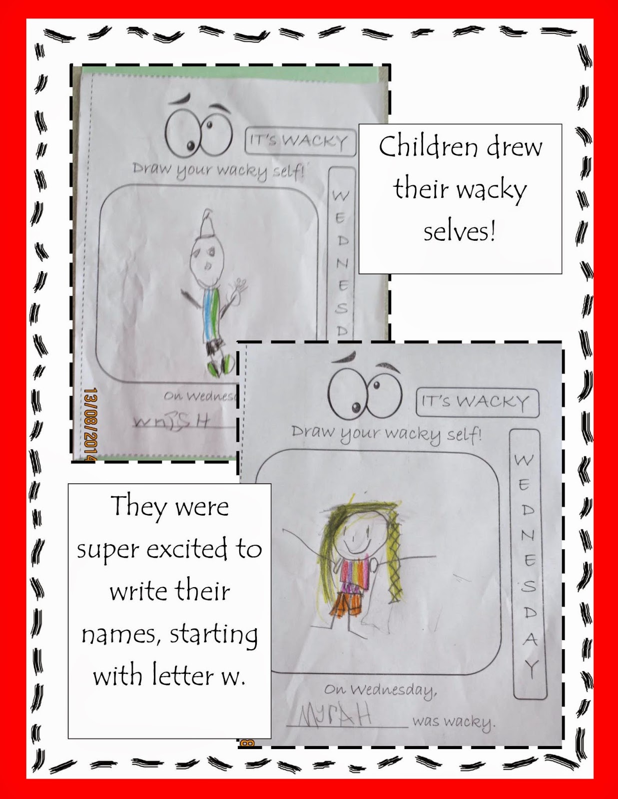 Spoonfuls of Kindergarten: Wacky Wednesday