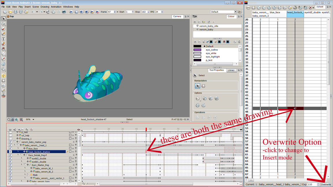 The making of Pickled: Toonboom Tips #4: Using the XSheet and Timeline ...
