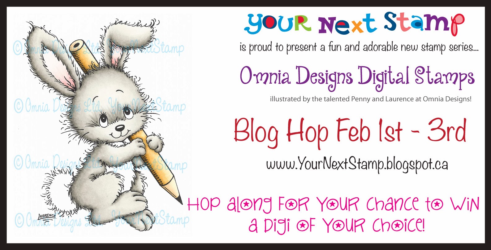 Beadn&Stampn: February New Digital Release from Your Next Stamp - Blog Hop