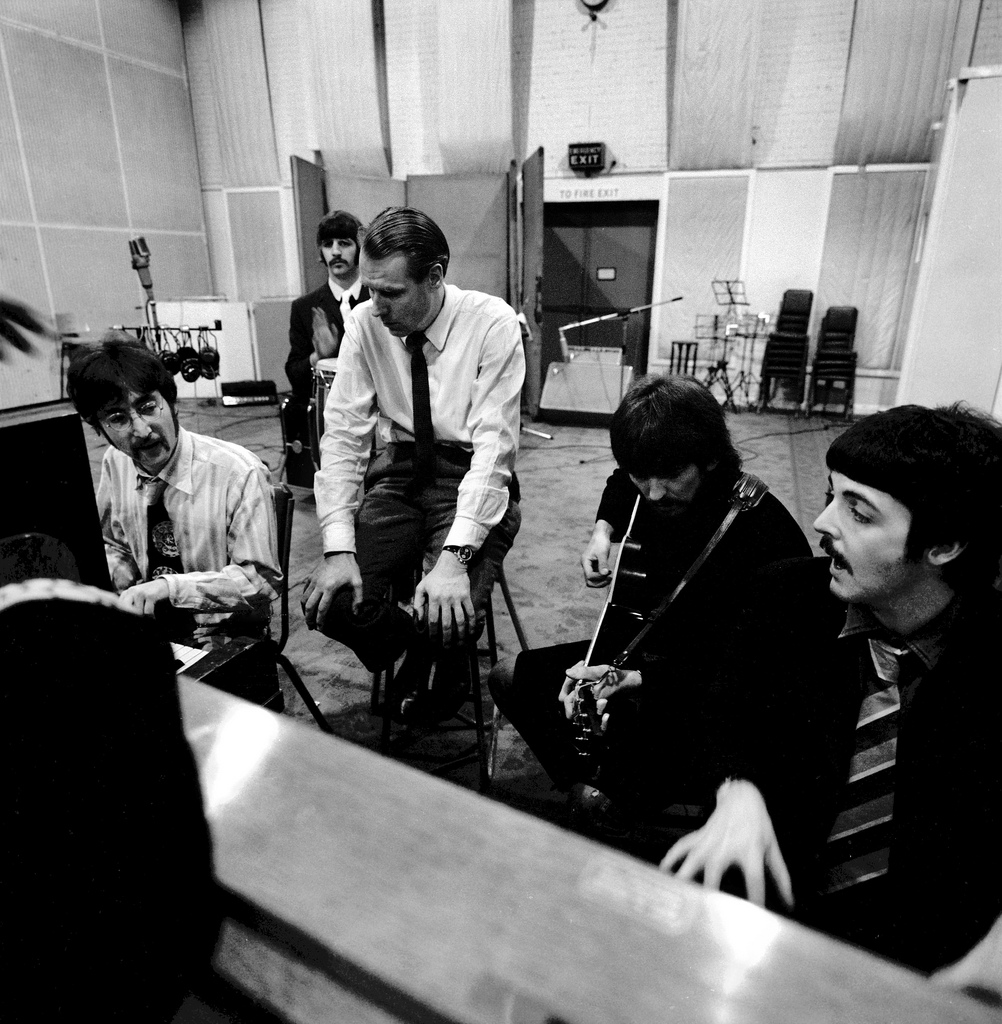 The 'Fifth Beatle' – 30 Vintage Photos of George Martin With The ...