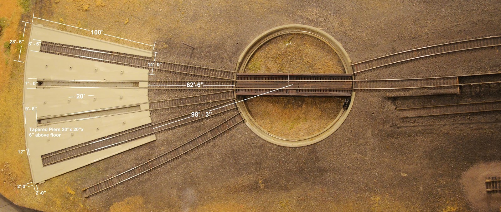 KETTLE VALLEY MODEL RAILWAY: BROOKMERE ROUNDHOUSE IV: A MODEL IN 1:87