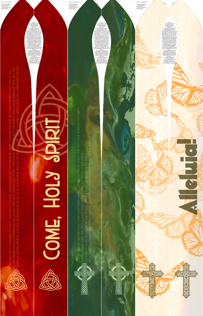 Sew Your Own Clergy Stoles: God's Cosmos Stole Pattern