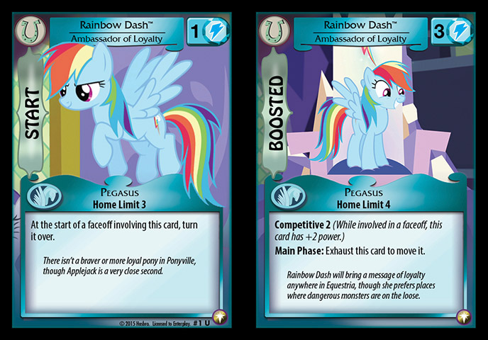 MLP Rainbow Dash, Ambassador Of Loyalty CCG Cards | MLP Merch