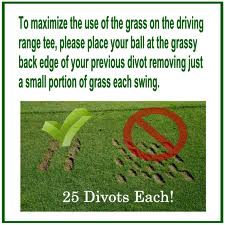 CCD Greens Department: Range Divot Pattern