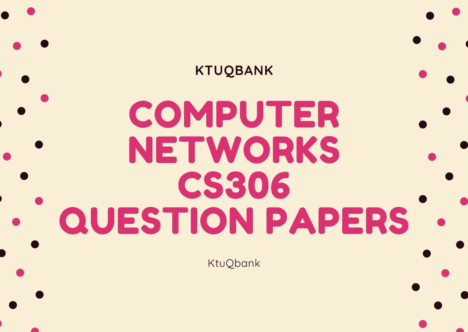 Computer Networks Cs306 Question Papers 2015 Batch Ktuqbank