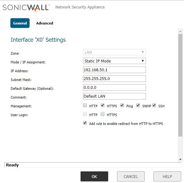 Dell SonicWALL Firewall Appliance WAN and LAN Configuration - Code ...
