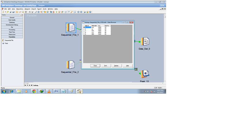 my datastage: LOOKUP