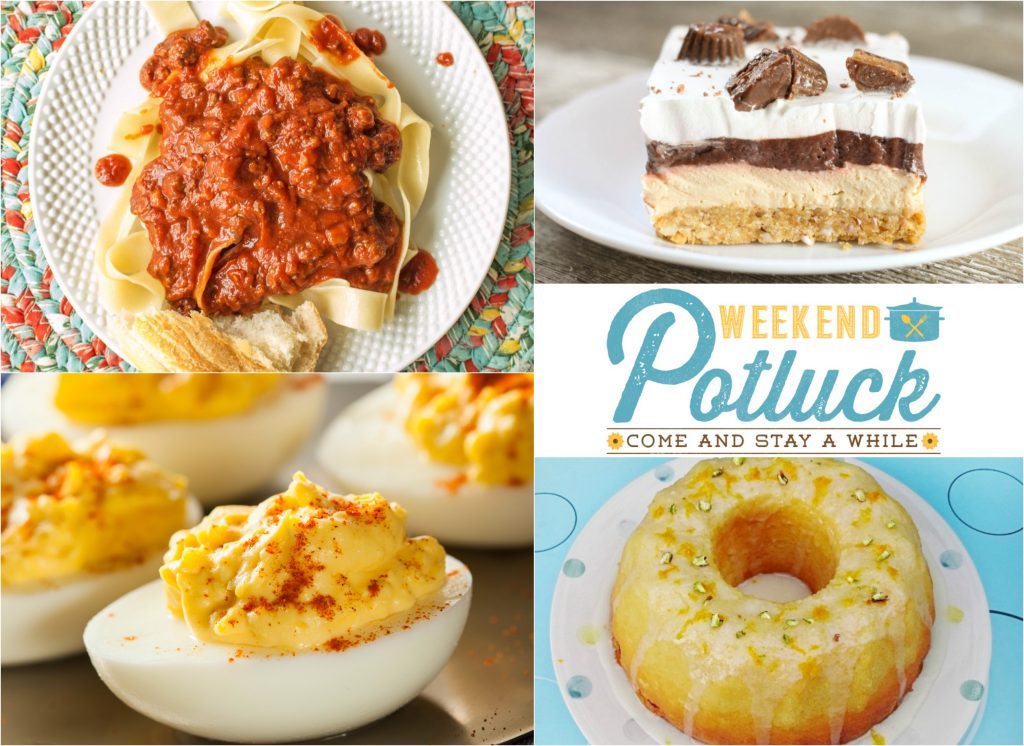 Chicken and Dressing Casserole at Weekend Potluck #269 | Served Up With ...