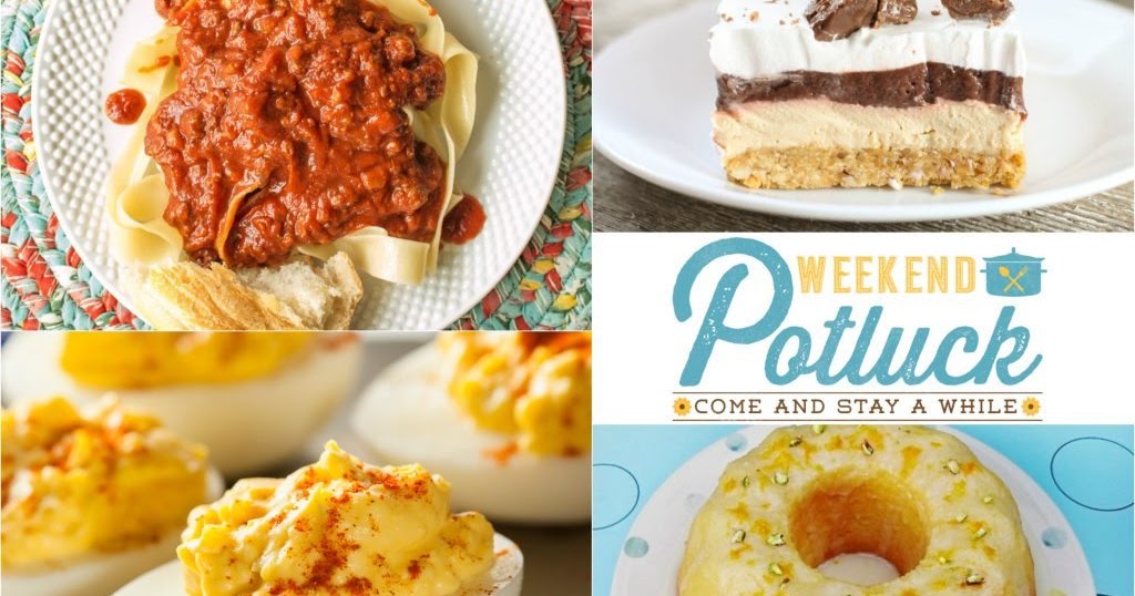 Chicken and Dressing Casserole at Weekend Potluck #269 | Served Up With ...