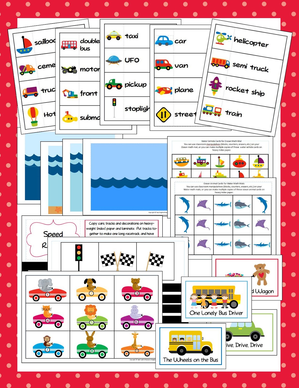 Teaching The Little People: Transportation Pictures in Preschool