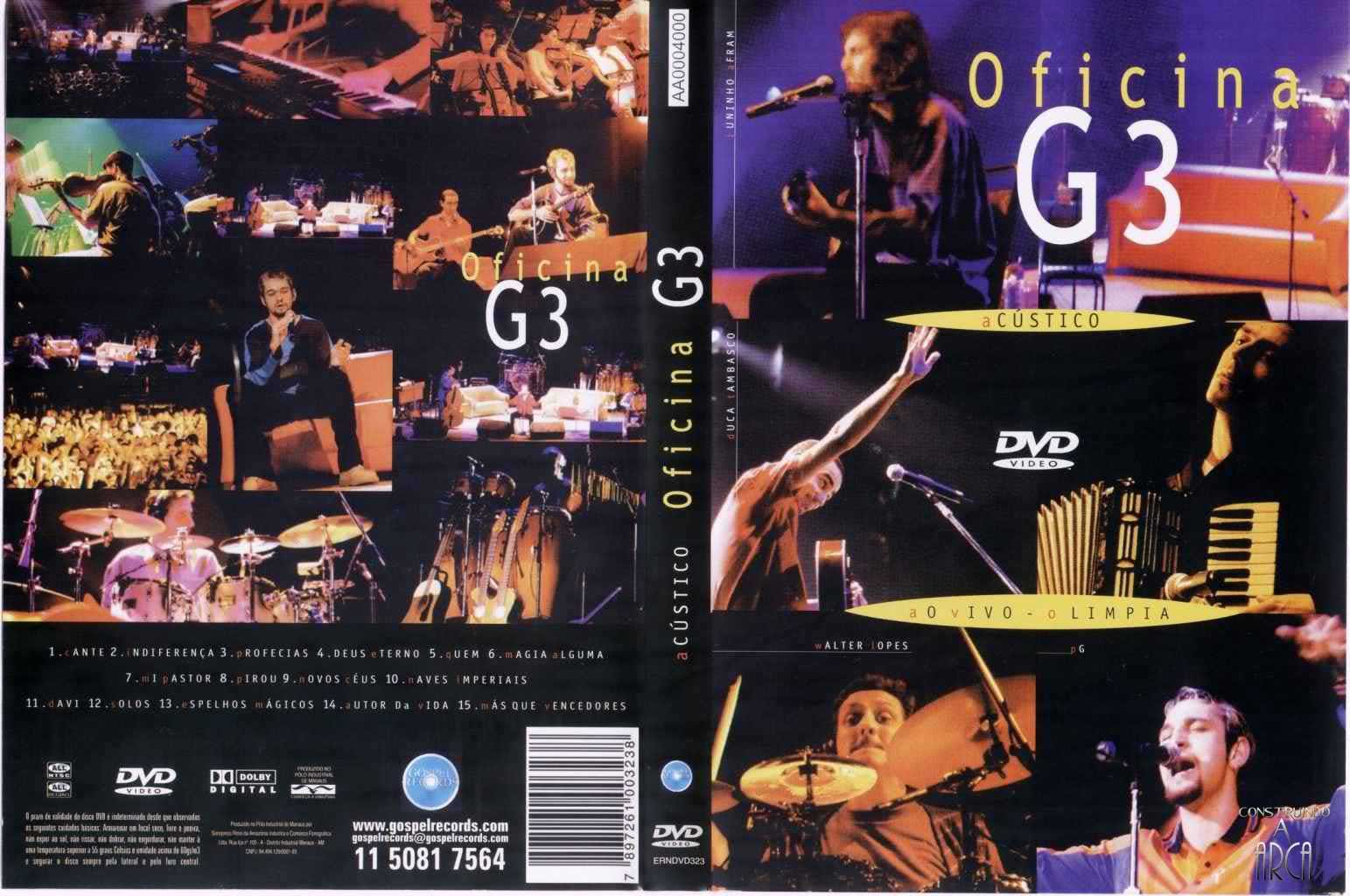 { Acervo Cds Mania capas em Cds, mp3 e shows }: Oficina g3