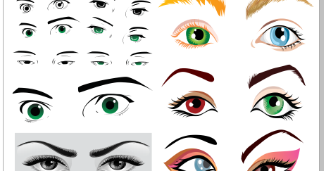 Free Download Vector Mata | Belajar CorelDRAW