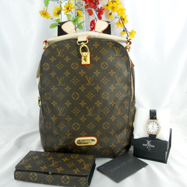 RACHMIRA SHOP : Tas LV Ransel Monogram
