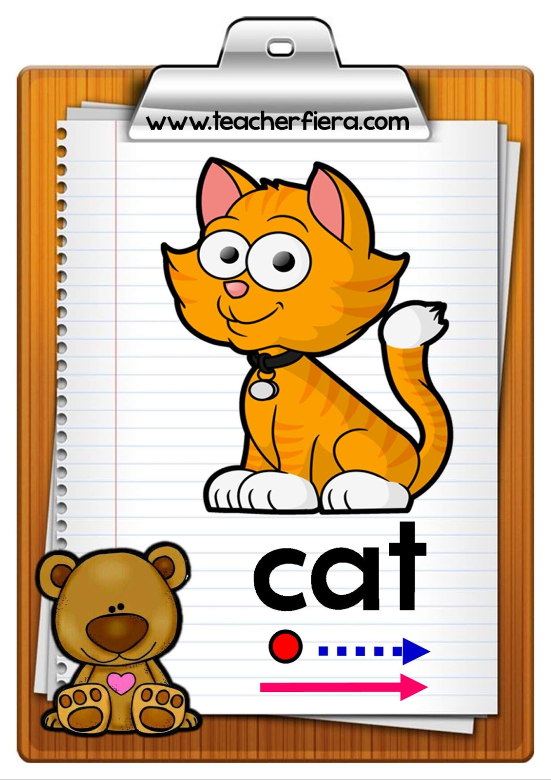 teacherfiera.com: AT WORD FAMILY FLASHCARDS