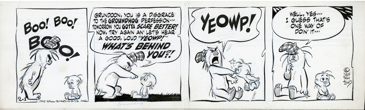 Attempted Bloggery: Walt Kelly's Pogo: Groundhog Day 1964