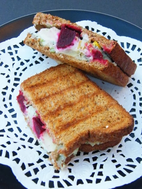 Toasted Potato & Beet Sandwich | Tinned Tomatoes