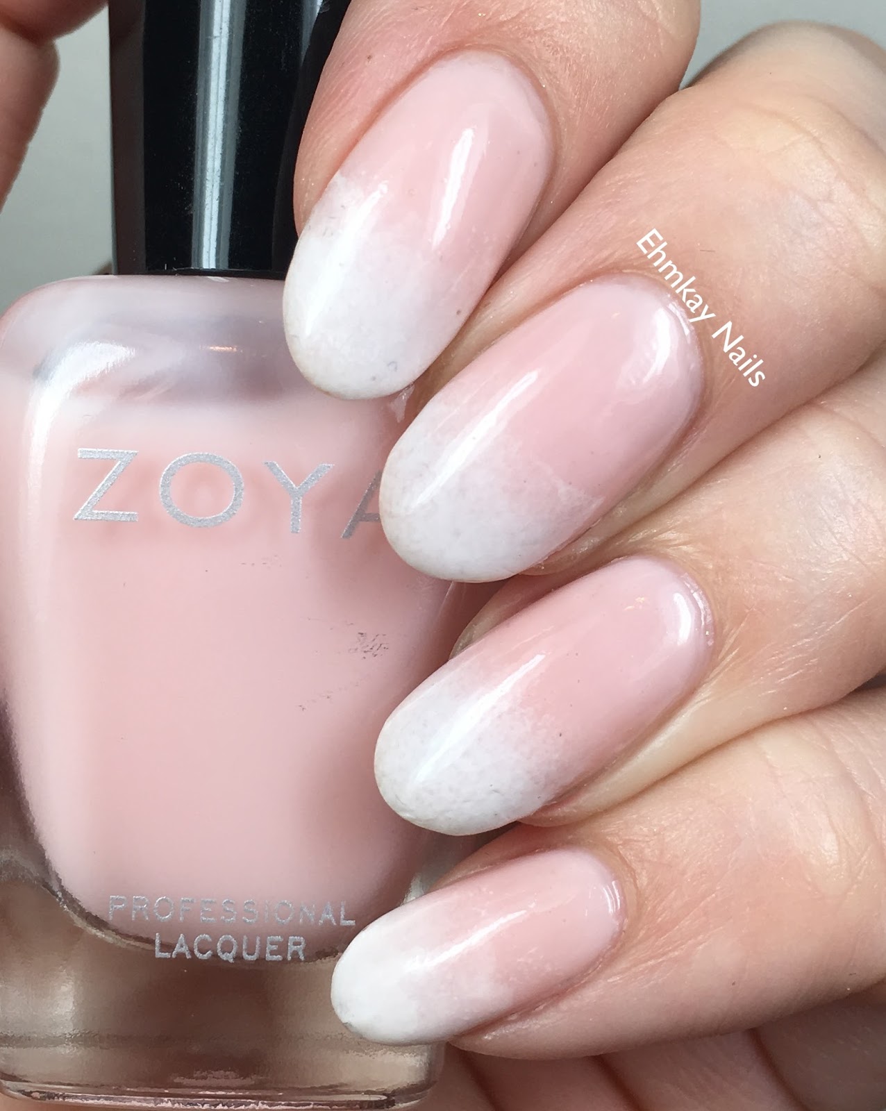 ehmkay nails: Zoya Bridal Bliss French Gradient