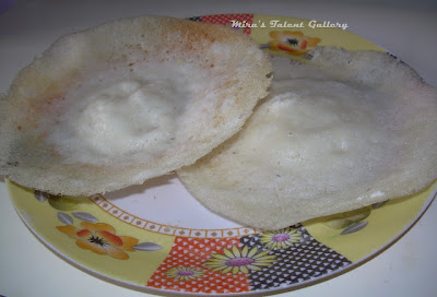 Mira's Talent Gallery @ My Hobby Lounge: Vellai Appam without coconut ...