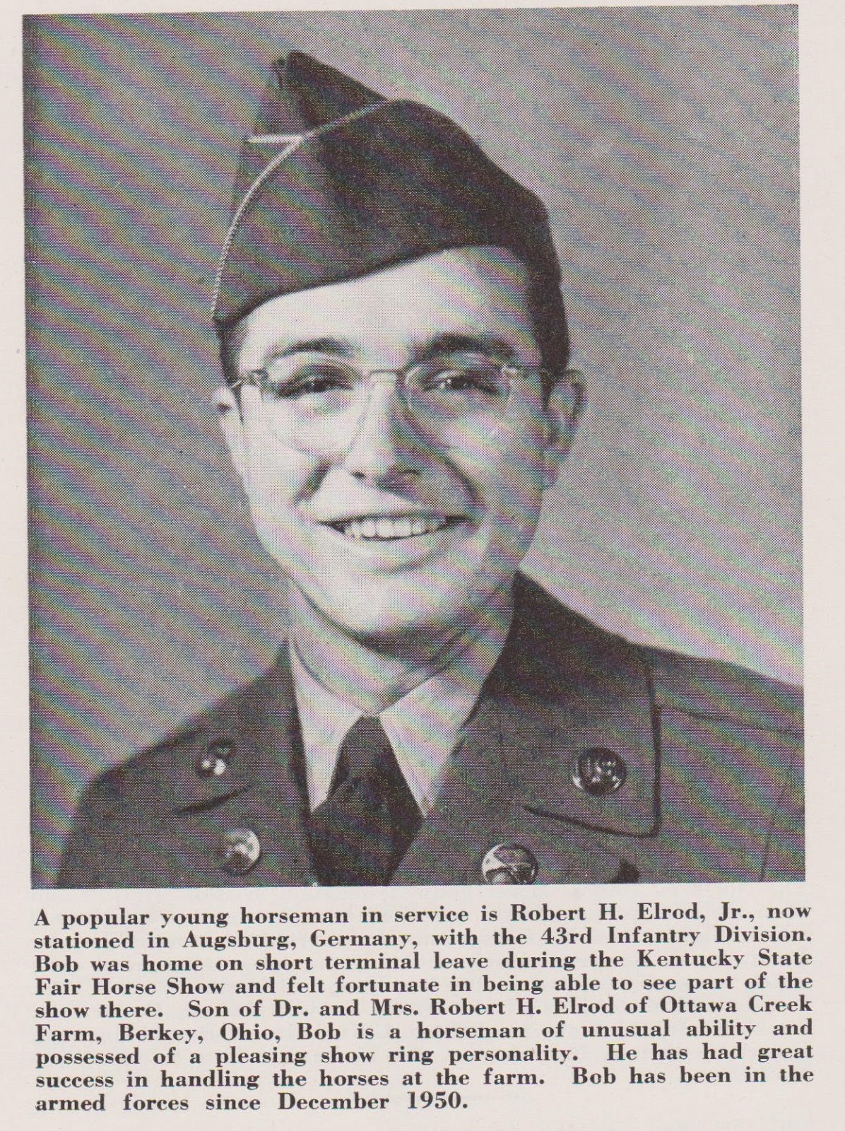 The American Saddlebred: 10/6/17 Dr. Robert Elrod Sr and Ottawa Creek ...