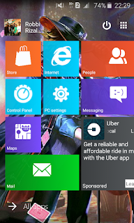 Instal Tema Windows 10 PRO Di Handphone Android - Tanpa Iklan Blog