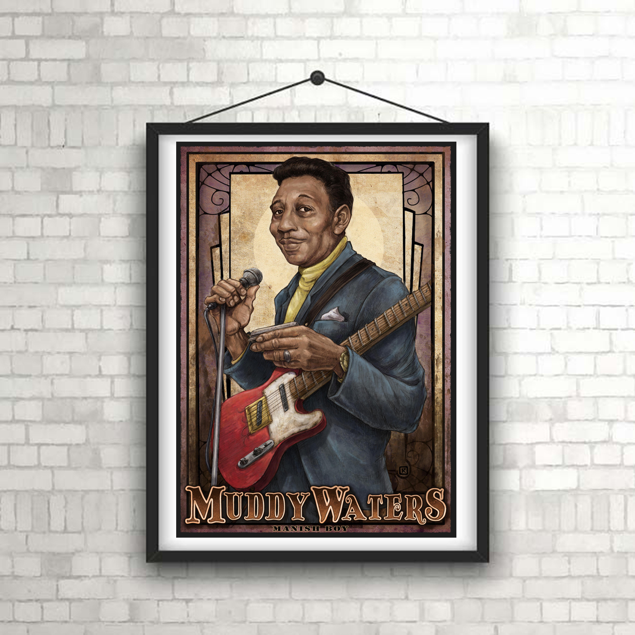 RAGO Art Illustration: Muddy Waters