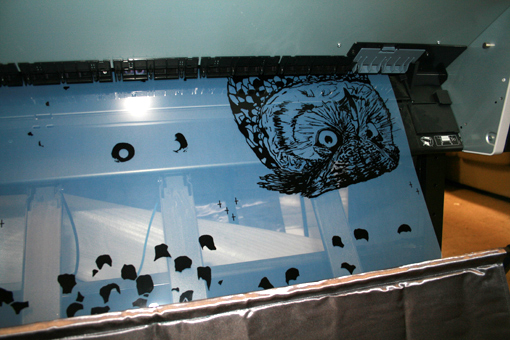 Acetate Printing : Screen Exposure / Part 2 - Expose, wash off and print