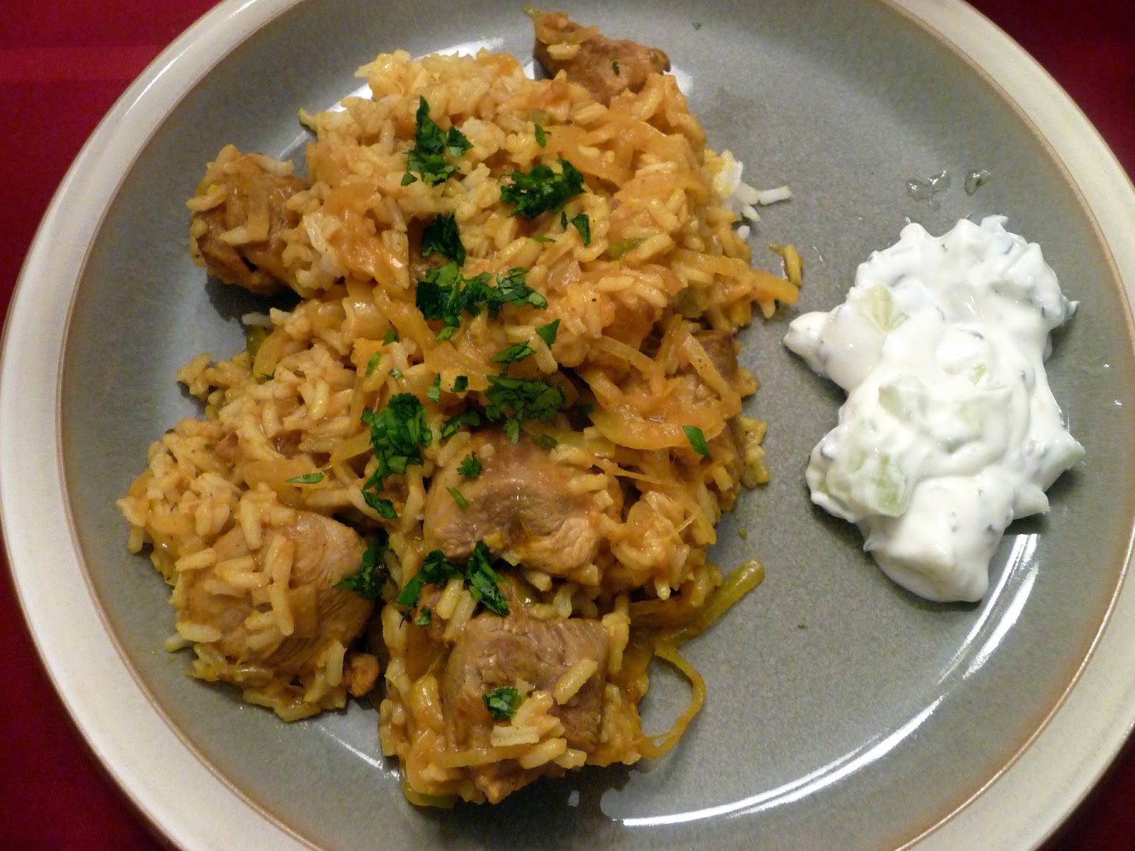 Chef Bolek: Turkey Biryani with Cucumber Raita
