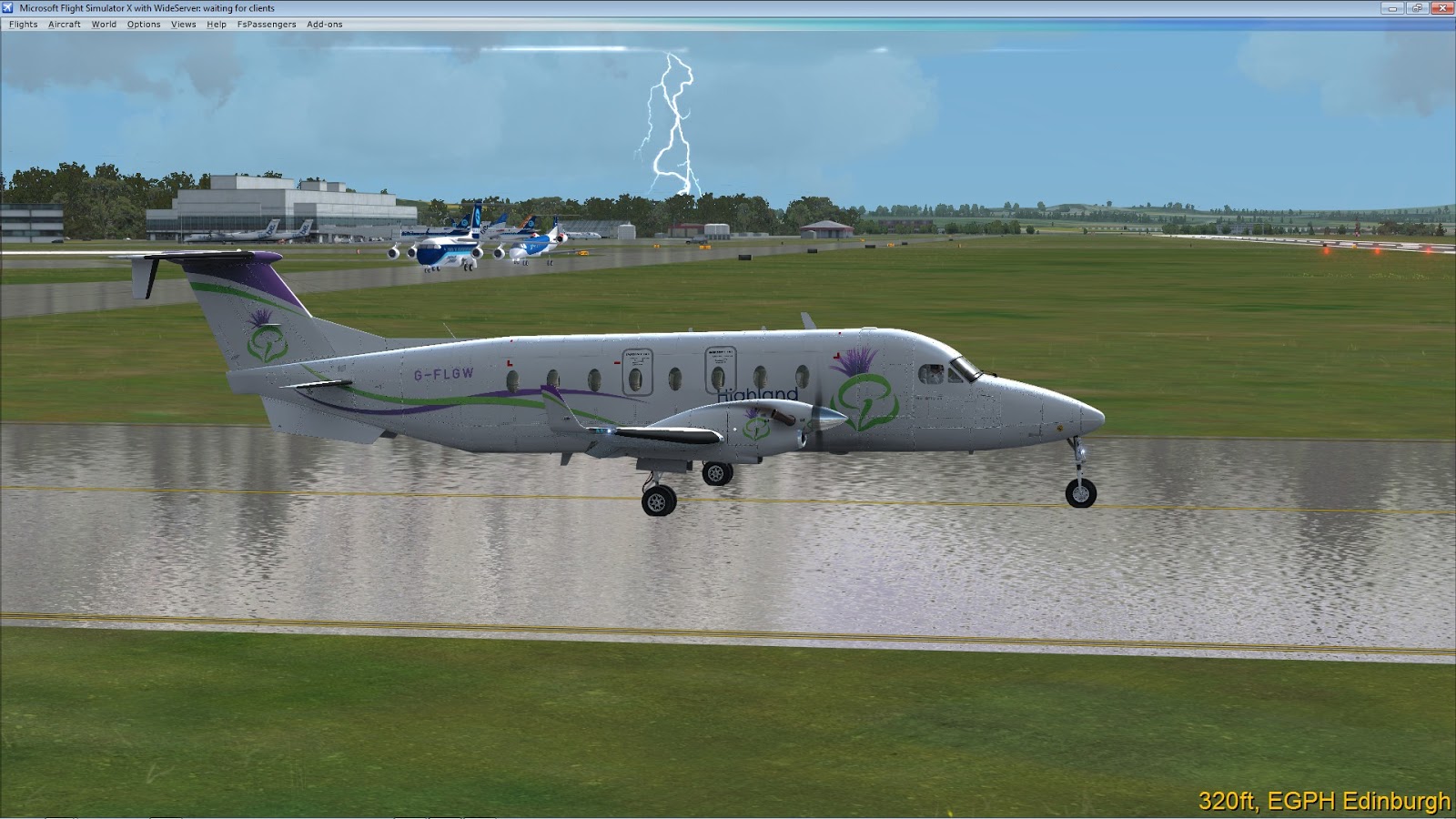 Flight Sim Flying: A Bumpy Flight