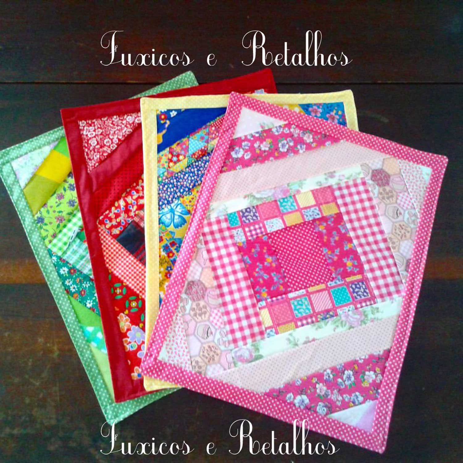 ~♥~ Fuxicos e Retalhos ~♥~: Jogo Americano Crazy - Patchwork