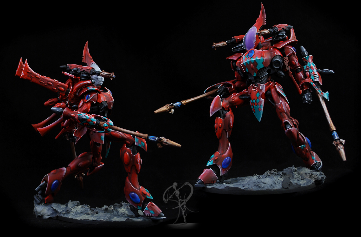 SpiralingCadaver: Who's Laughing Now?! - Harlequin Wraithknight Conversion