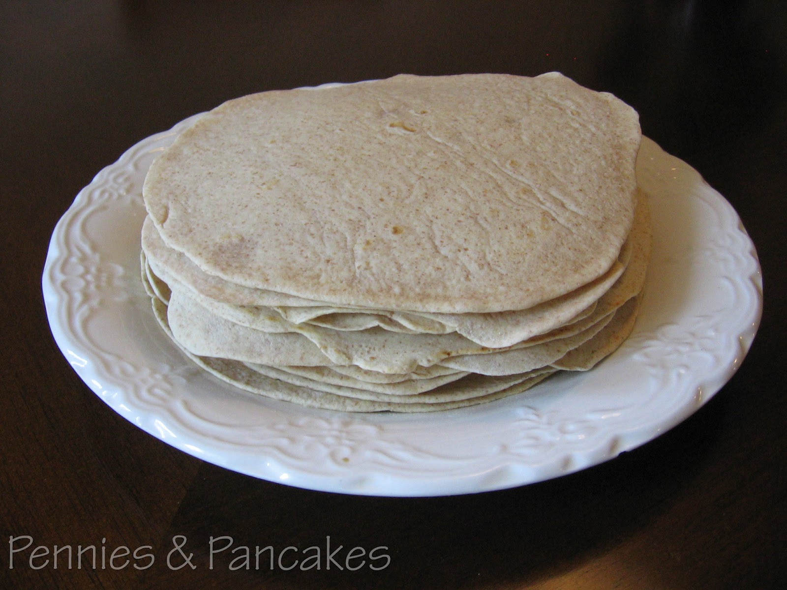 Pennies & Pancakes: Simple Flour Tortillas ($0.03 each)
