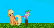 Applejack Kick Spike | Juegos My Little Pony - magia y amistad - A new ...