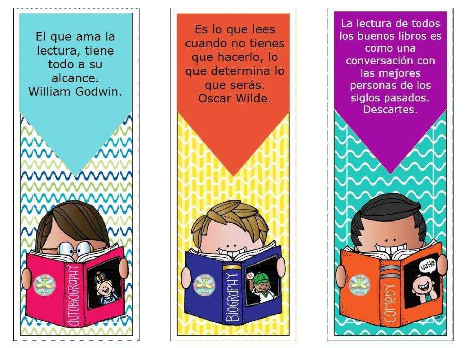 Fichas de Primaria: Separadores para niños