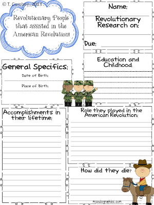Oceans of Teaching Ideas: American Revolution Common Core Lesson ...