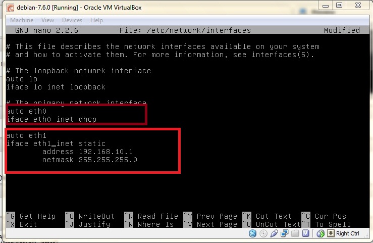 TUTORIAL DEBIAN 7 : Modul 2 Konfigurasi Interface Network pada Debian 7