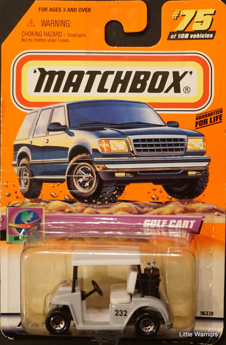 Little Warriors: Matchbox Golf Cart (MB449) - #75 from the 2000 Regular ...