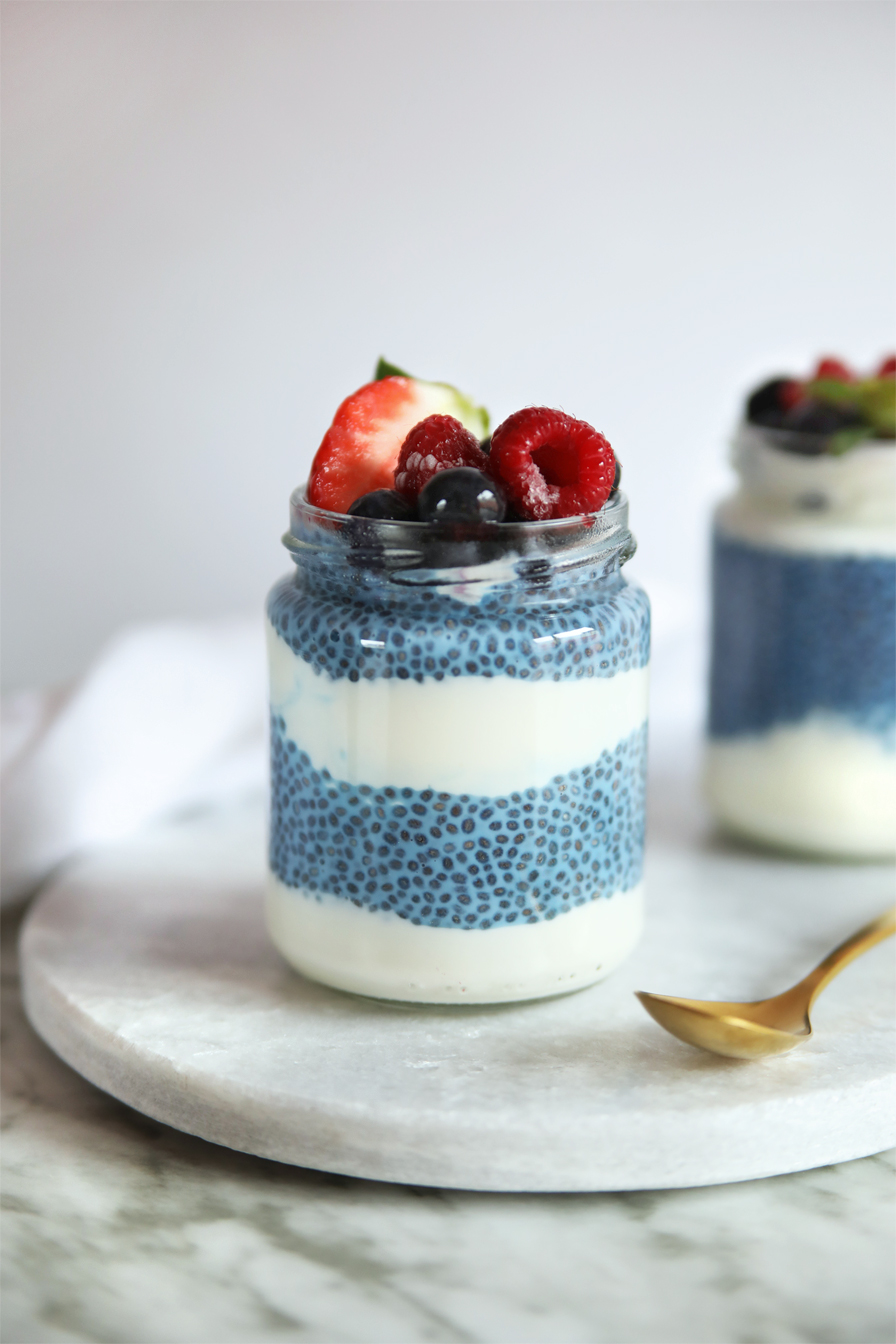 Blue Chia Pudding