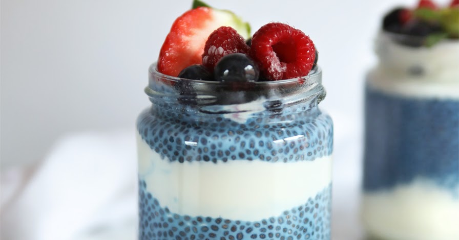 Blue Chia Pudding