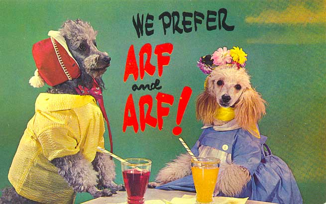 *Postcard Gems: Arf and Arf